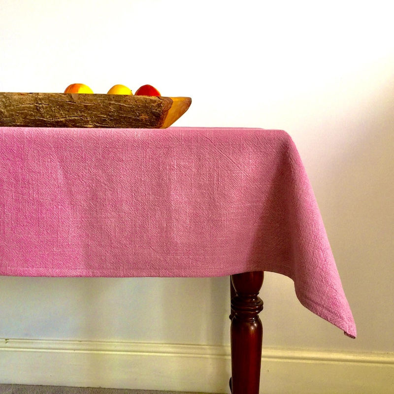 Large Pink Tablecloths - Etsy UK