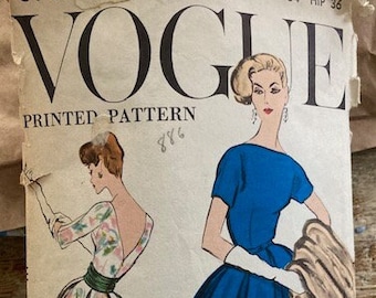 UNCUT 90s Vogue Flared Dress Patterns Multi-size 12-16/34-38 Bust - Etsy