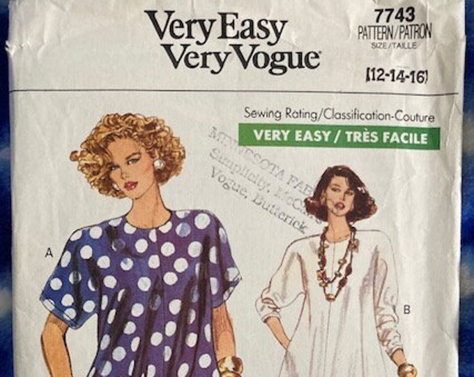 UNCUT 90s Vogue Flared Dress Patterns - Multi-size 12-16/34-38" Bust - Etsy