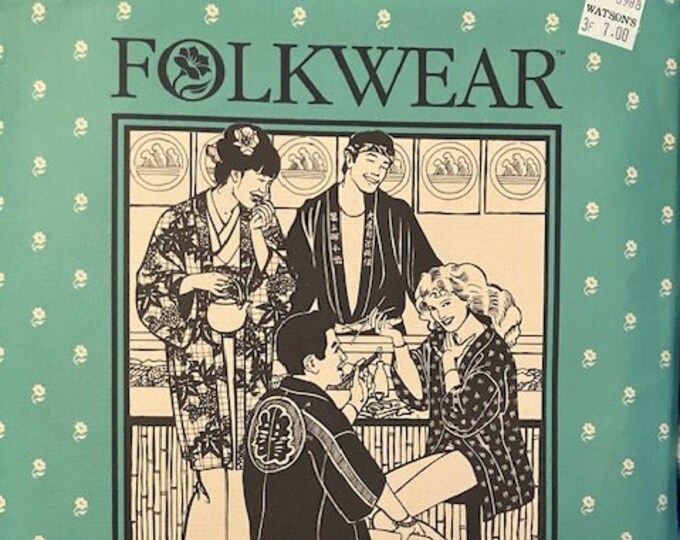 UNCUT Folkwear Patterns 115, 113 and 129 - Japanese Kimono, Hapi, Haori ...