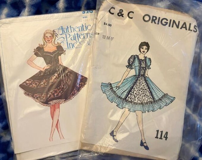 UNCUT Square Dance Dress Patterns, Sized 12-14-16 - Etsy