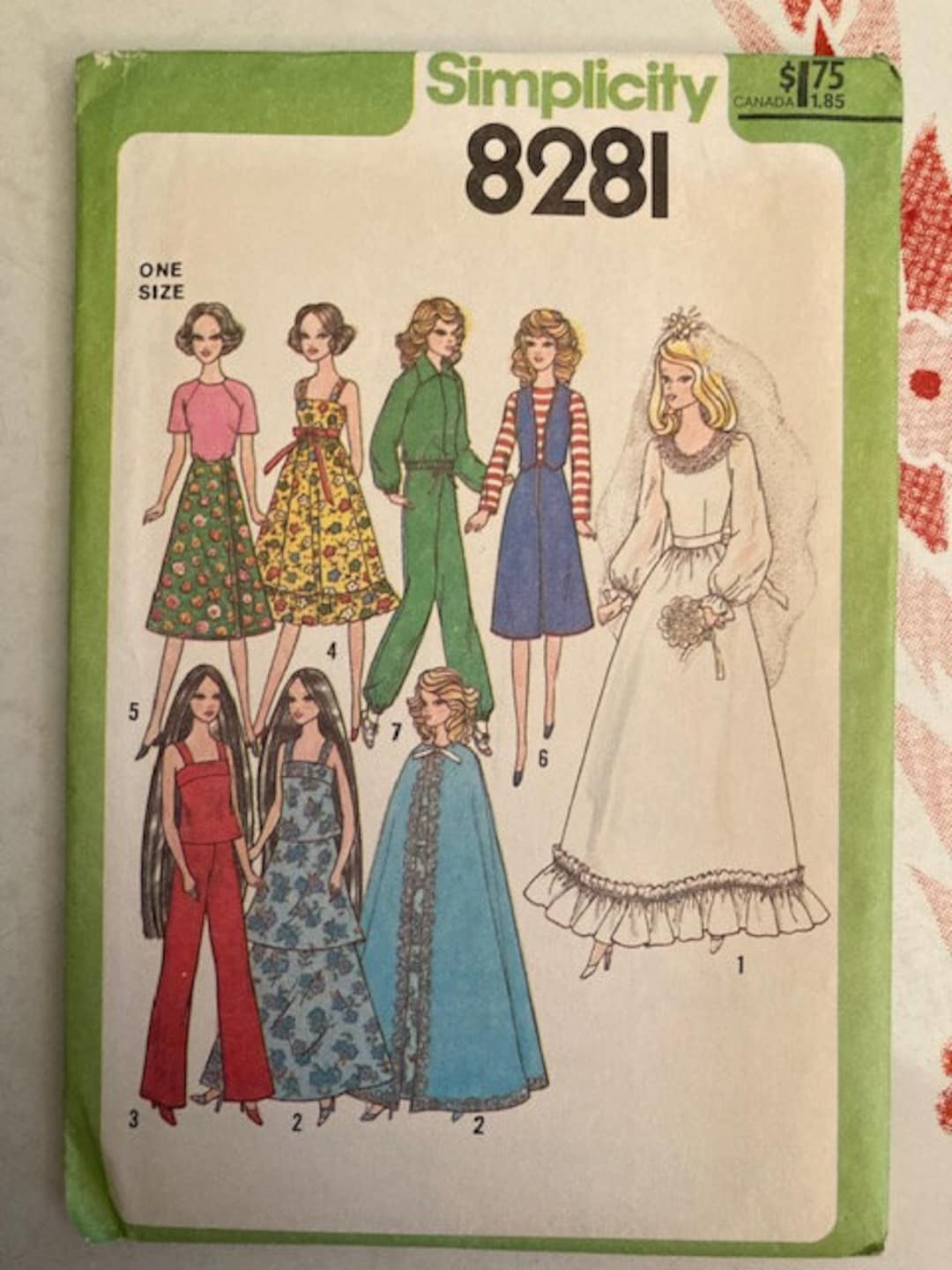 1993 Simplicity 8766 - Clothing for Collectors Dolls, Factory Folded - Etsy