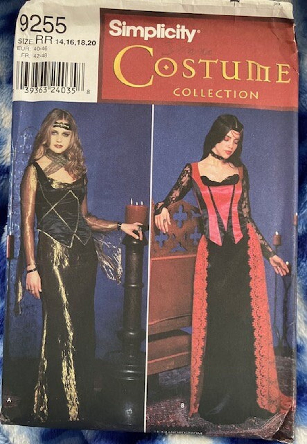 UNCUT Simplicity 8255 - Renaissance, Gothic Costume, Sizes 14-20 - Etsy