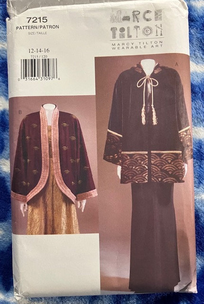 UNCUT Vogue 8934, 7215 and 7395 - Marcy Tilton Coat Designs, Sizes L ...