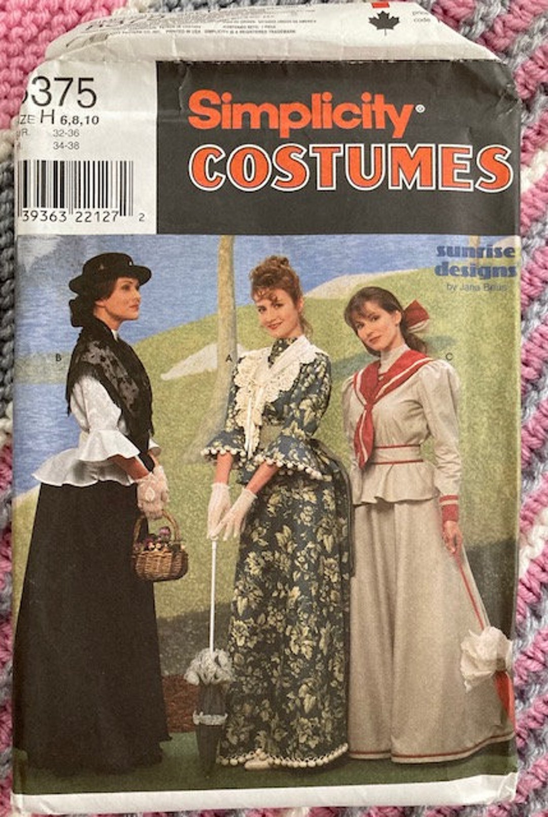 Simplicity 8375 - Edwardian Dresses Sizes 12 to 16, Factory Folded. - Etsy