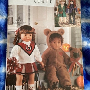 Vogue, Vogue Craft Patterns for 18" American Girl Dolls - Etsy