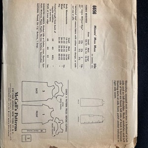 1960s Mccall's Muu Muu Patterns - Size 12, Factory Folded - Etsy