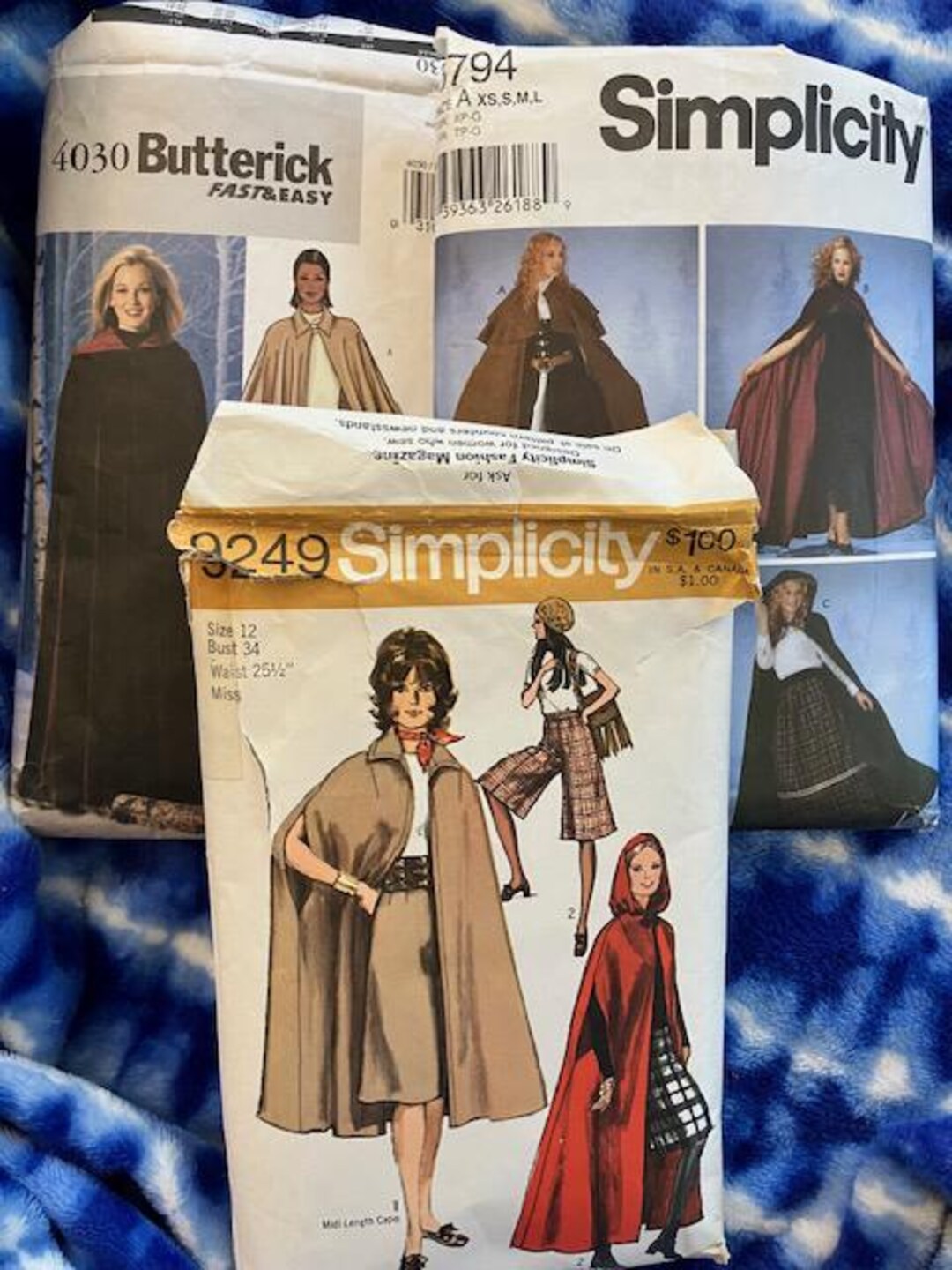 Cape and Cloak Patterns Sizes M-XL - Etsy