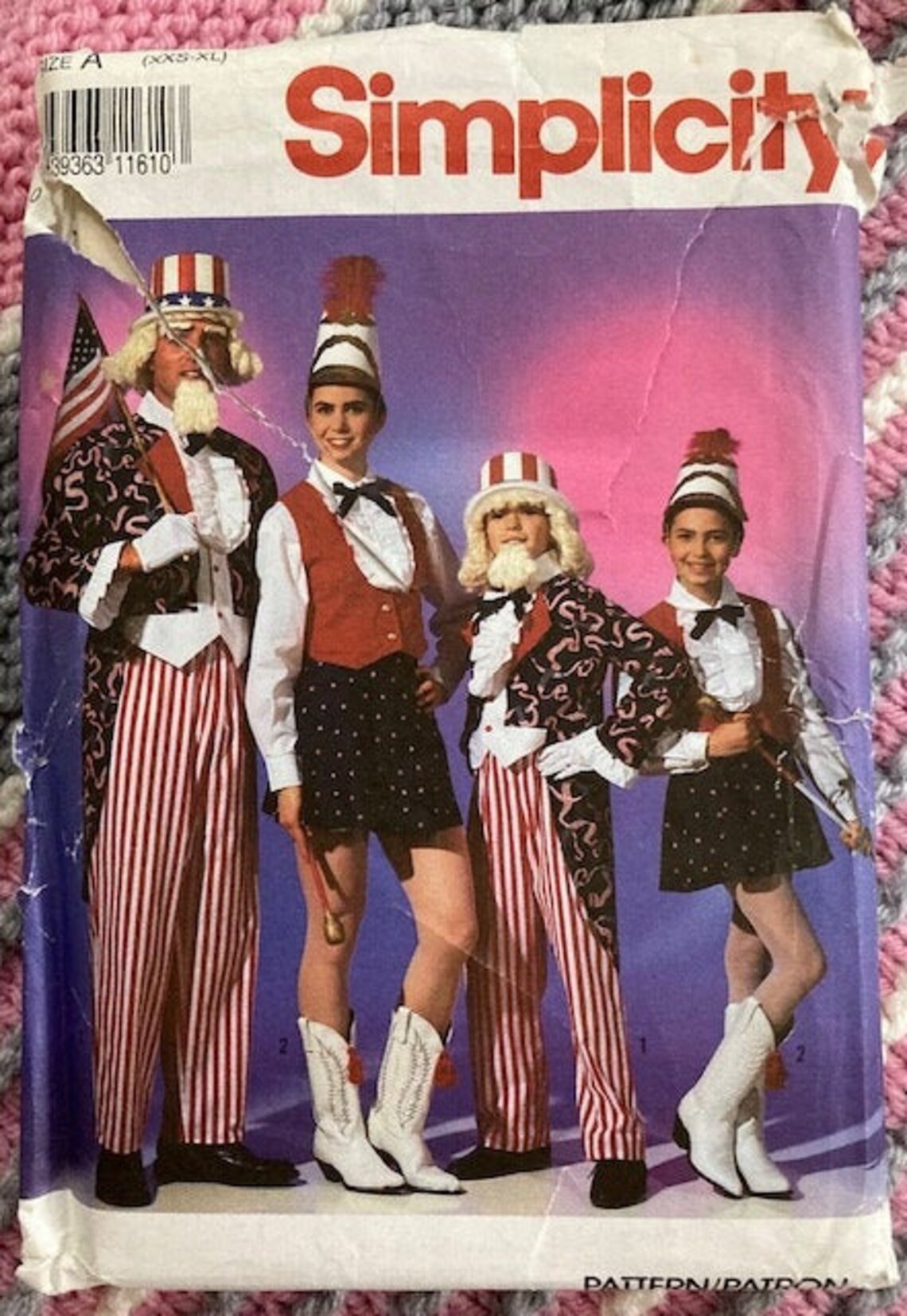 1981 Simplicity Pattern 7366 Patriotic Costumes Sized | Etsy
