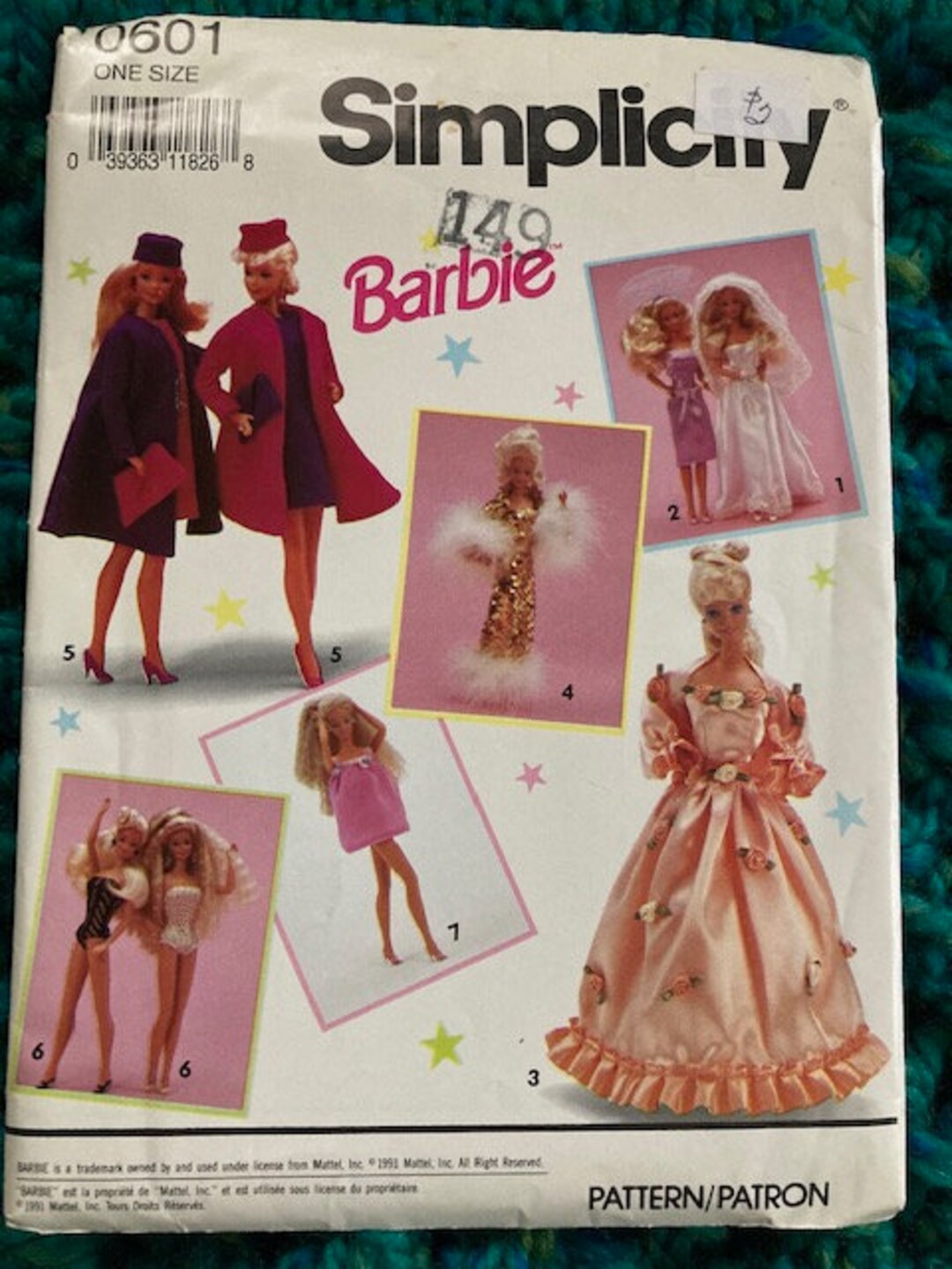 Simplicity Fashion Doll Wardrobe Patterns - Etsy