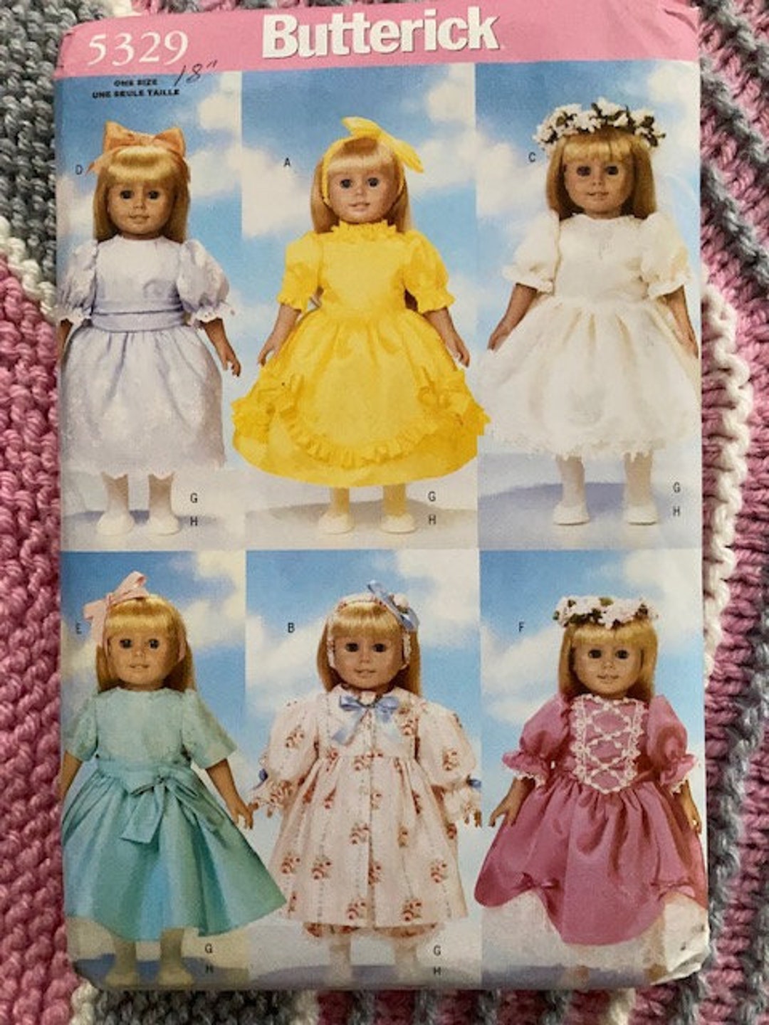 Butterick 18" Doll Clothes Patterns - All Factory Folded - Etsy
