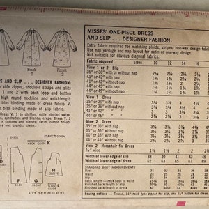 Five 1960s Simplicity Mod Dress Patterns - Size 12 or 32" Bust - Etsy