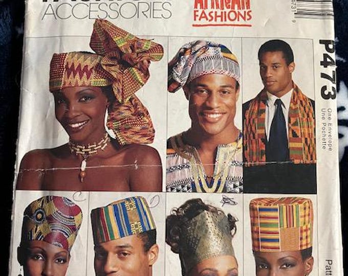 1990s Butterick 936 and Mccall's P473 - Patterns for African Influenced ...