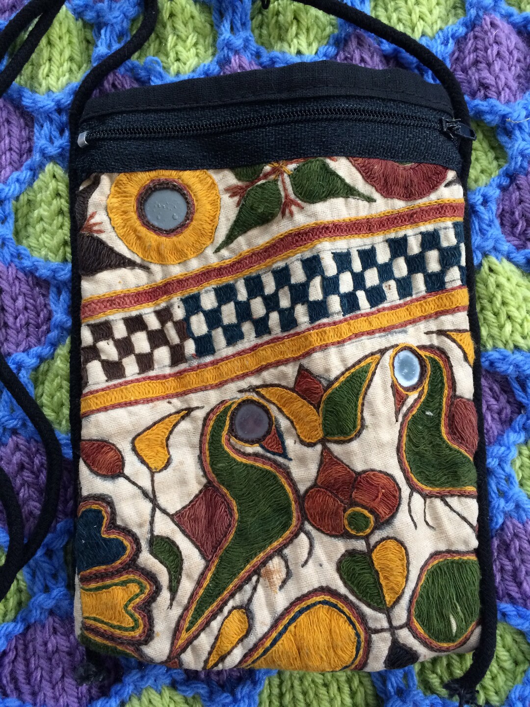 Cotton Embroidered Boho Bag - Etsy
