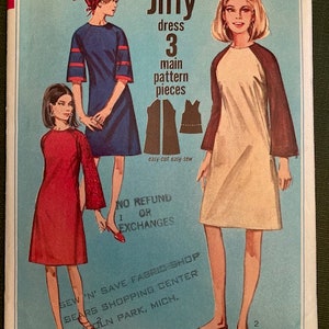Five 1960s Simplicity Mod Dress Patterns - Size 12 or 32" Bust - Etsy