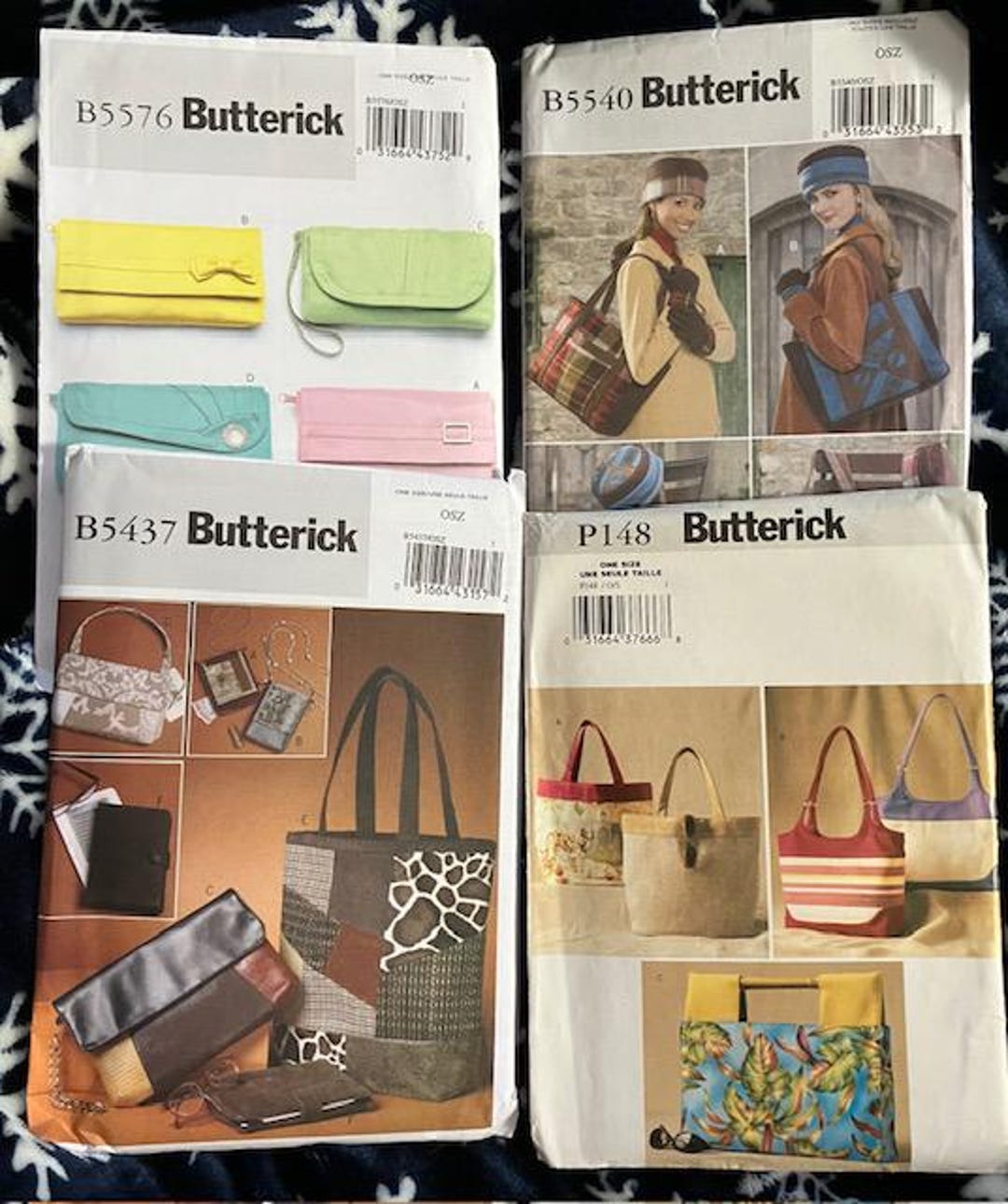 UNCUT Butterick Patterns for Purses, Bags, Totes.... - Etsy
