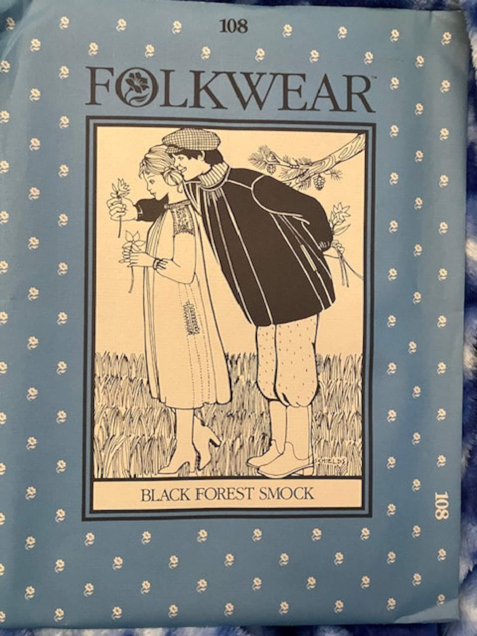 UNCUT Folkwear Patterns 207, Kinsale Cloak, 106 Turkish Coat, 108 Black ...