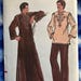 UNCUT Vogue 8669 and 9067 - Groovy 1970s Caftans for the Fellas - Etsy