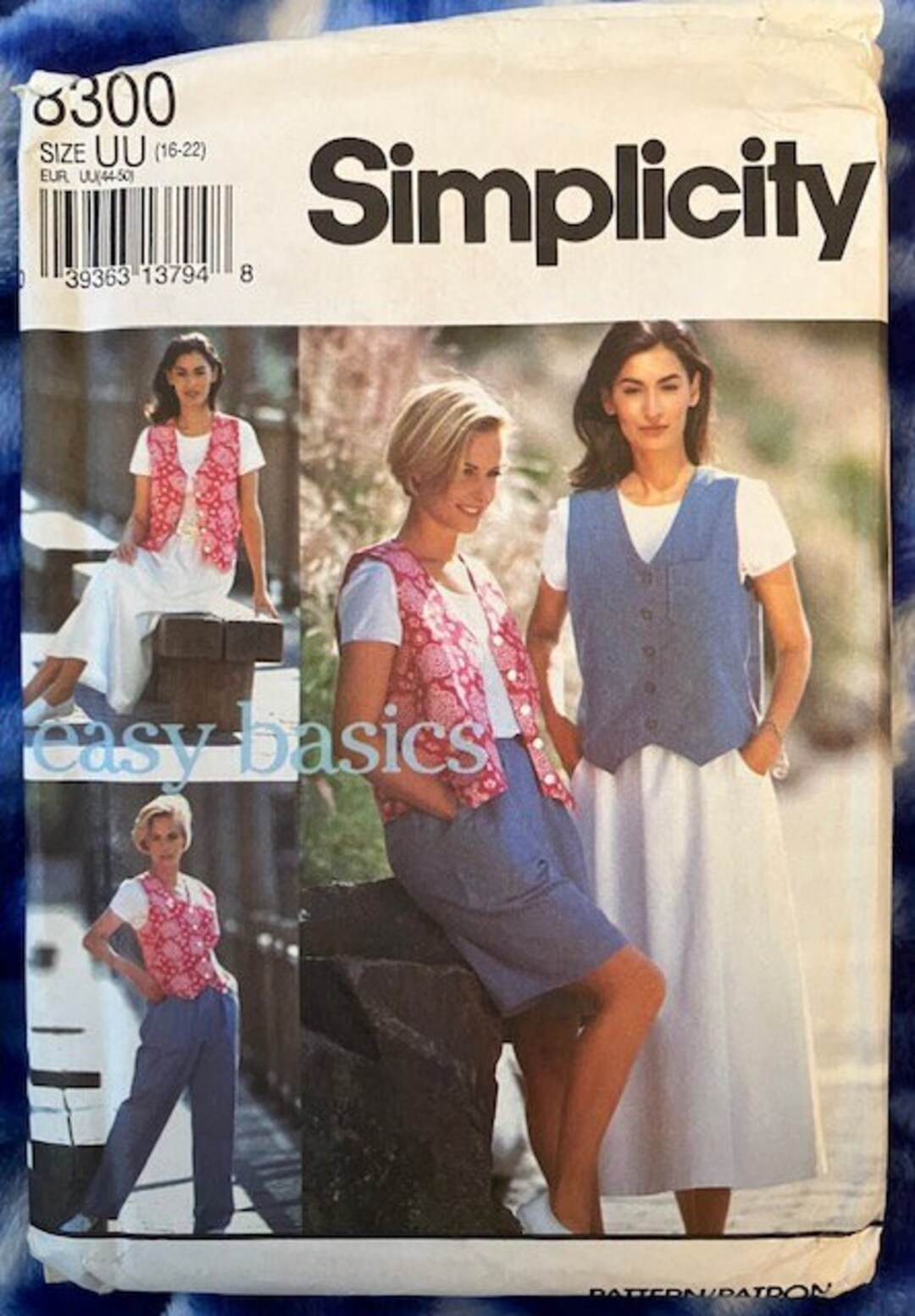 UNCUT 1993 Simplicity 8300 - Sizes 16 to 22/38-44" Bust - Etsy