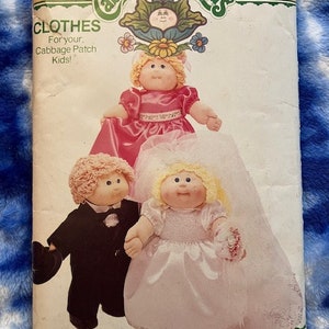 UNCUT 1980s Butterick Cabbage Patch Kids Patterns - Etsy