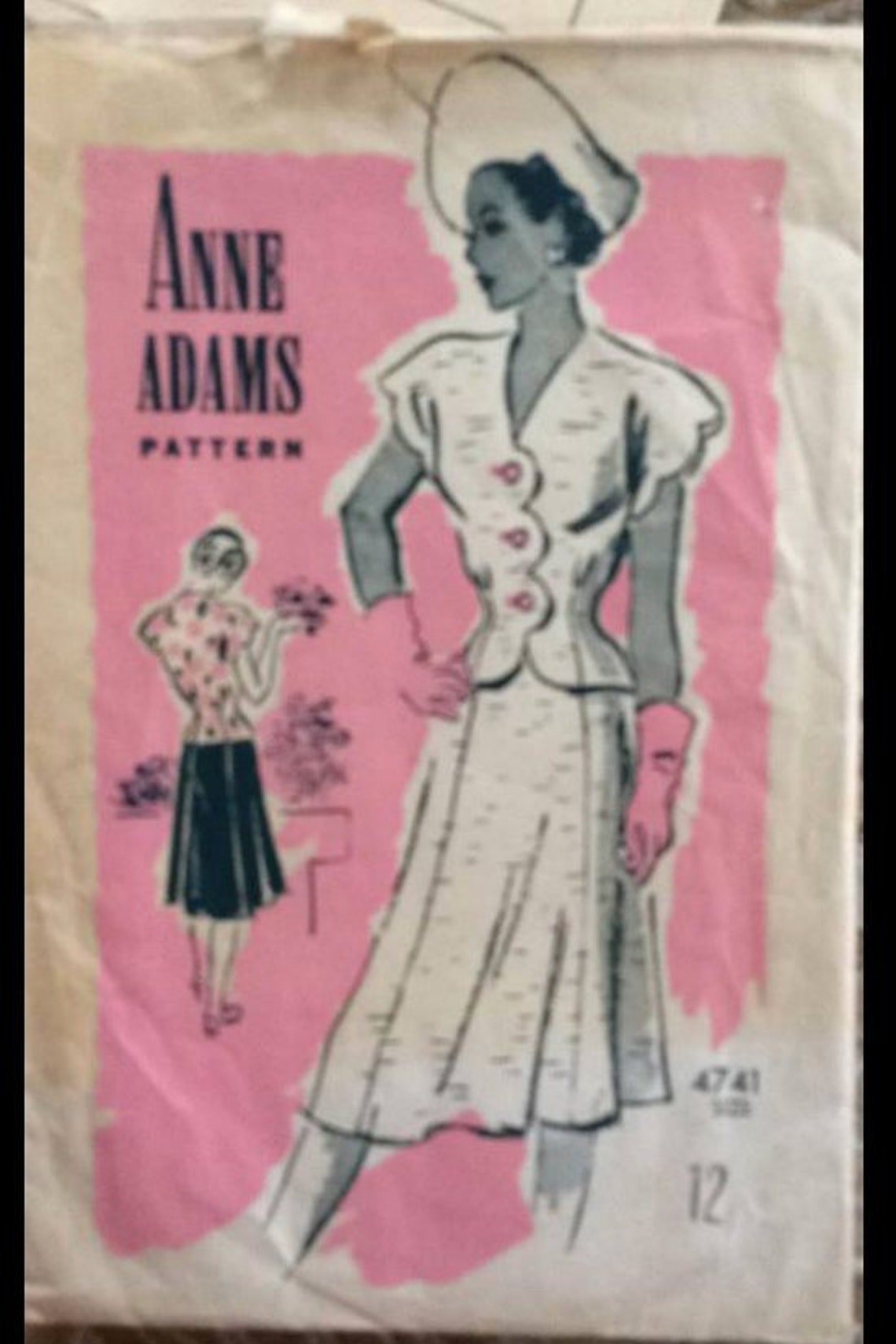 1940s Anne Adams 4741 | Etsy