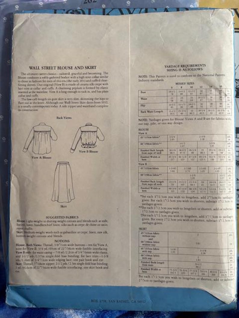 UNCUT Folkwear Patterns 232 and 235 - Etsy