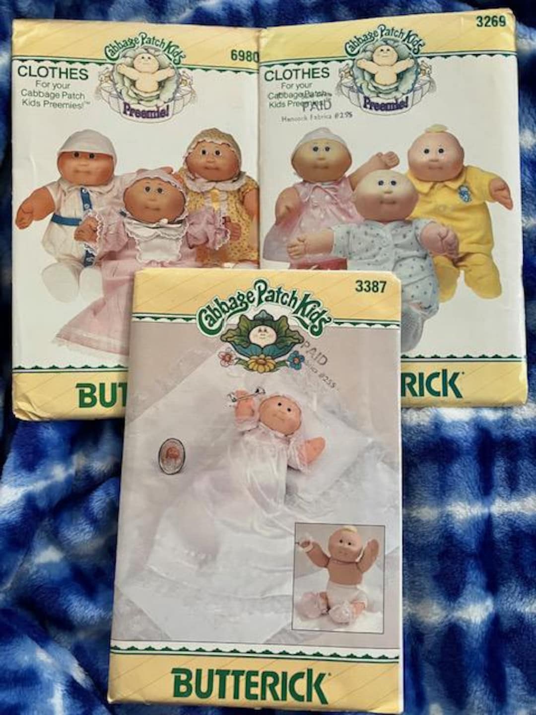 UNCUT 1980s Butterick Cabbage Patch Kids Preemies Clothes - Etsy