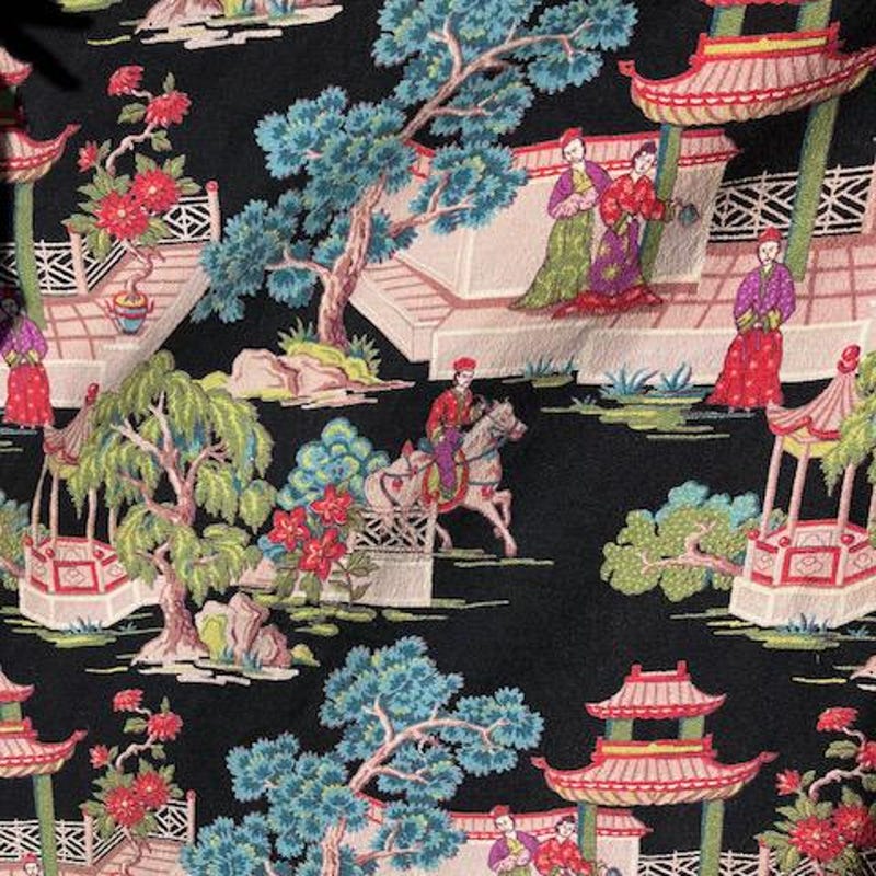 Vintage Barkcloth - Etsy