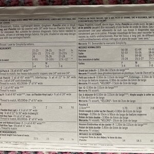 Simplicity 9754 - Kids School Bags, Backpack, Rain Poncho. Factory ...