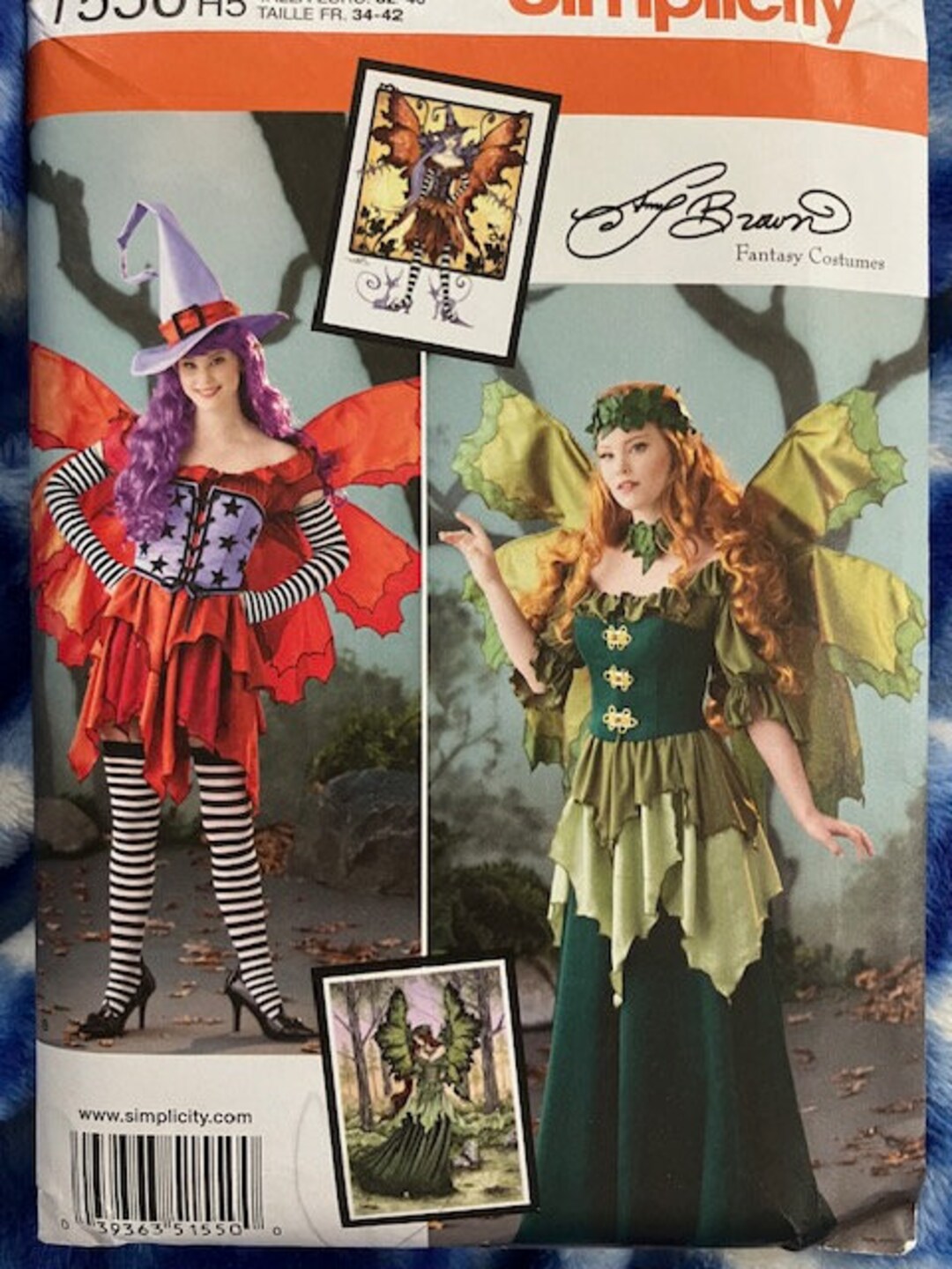 UNCUT Simplicity 1550 Fairy, Fantasy Costumes Sizes 6 to 22 - Etsy