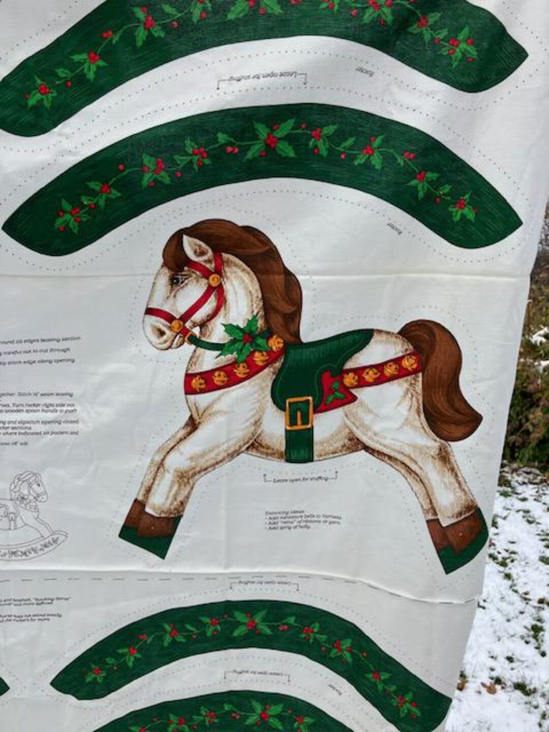 Cranston "night Before Christmas" Rocking Horse Sew & Stuff - Etsy