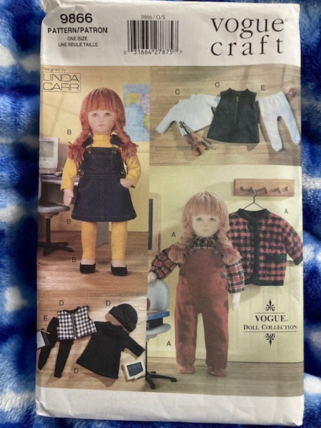 UNCUT Vogue Craft Patterns - Sock Dolls, Linda Carr Soft Dolls and ...