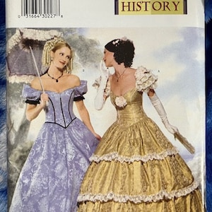 UNCUT Butterick "making History" Patterns - 3012 in Sizes 6 to 10, P412 ...