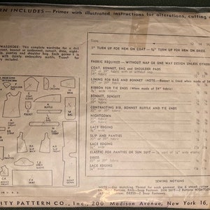 1940s Simplicity Patterns for 14" Dolls - Etsy