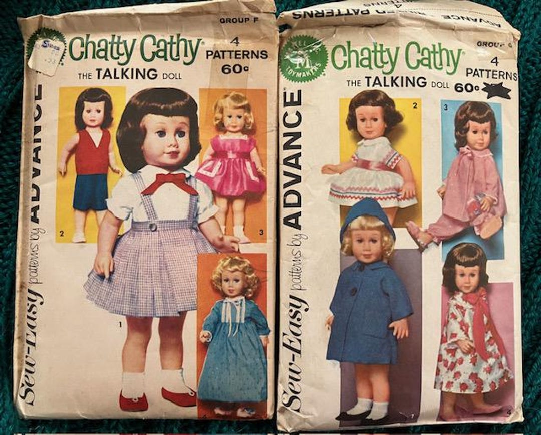 1962 Advance Chatty Cathy Patterns - Etsy