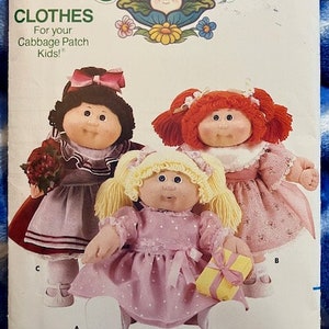 UNCUT 1980s Butterick Cabbage Patch Kids Patterns - Etsy