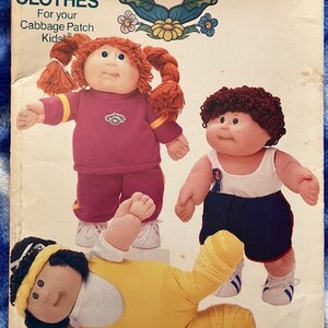 UNCUT 1980s Butterick Cabbage Patch Kids Patterns - Etsy