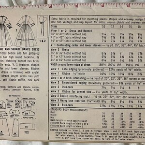 1959 Simplicity 3294, Mccall's 2329 - Square Dance Dress, Pioneer ...