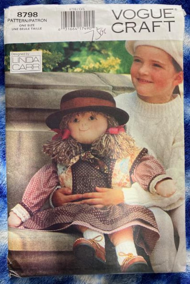 UNCUT Vogue Doll Collection Patterns 8240, 8798, 9230, 9371 - Linda ...