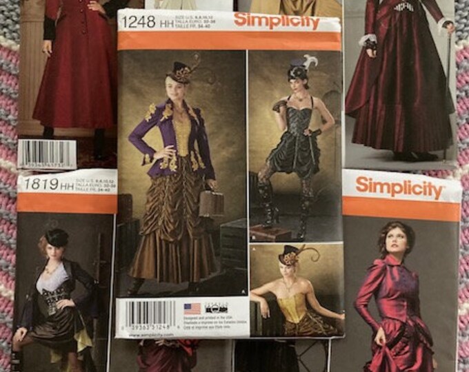 UNCUT Simplicity Steampunk Patterns Sizes 6 to 22 - Etsy
