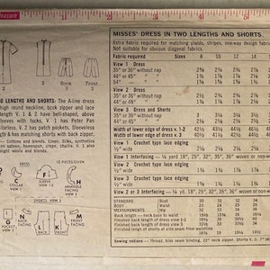 Five 1960s Simplicity Mod Dress Patterns - Size 12 or 32" Bust - Etsy
