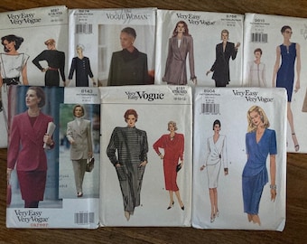 UNCUT 90s Vogue Flared Dress Patterns Multi-size 12-16/34-38 Bust - Etsy