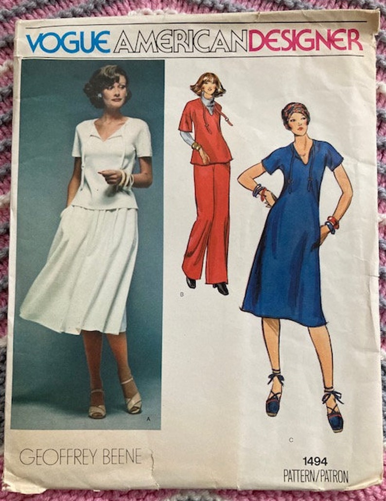 Vogue American Designer Patterns - Size 10, Factory Folded - Etsy