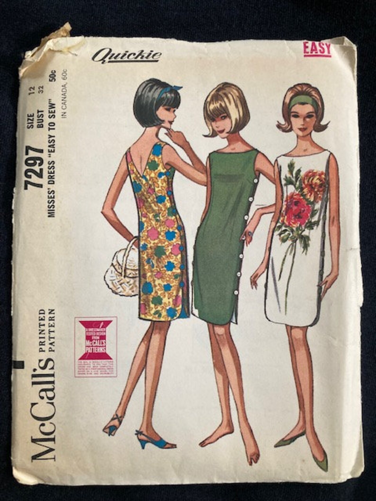 1960s Mccall's Muu Muu Patterns Size 12 Factory Folded - Etsy