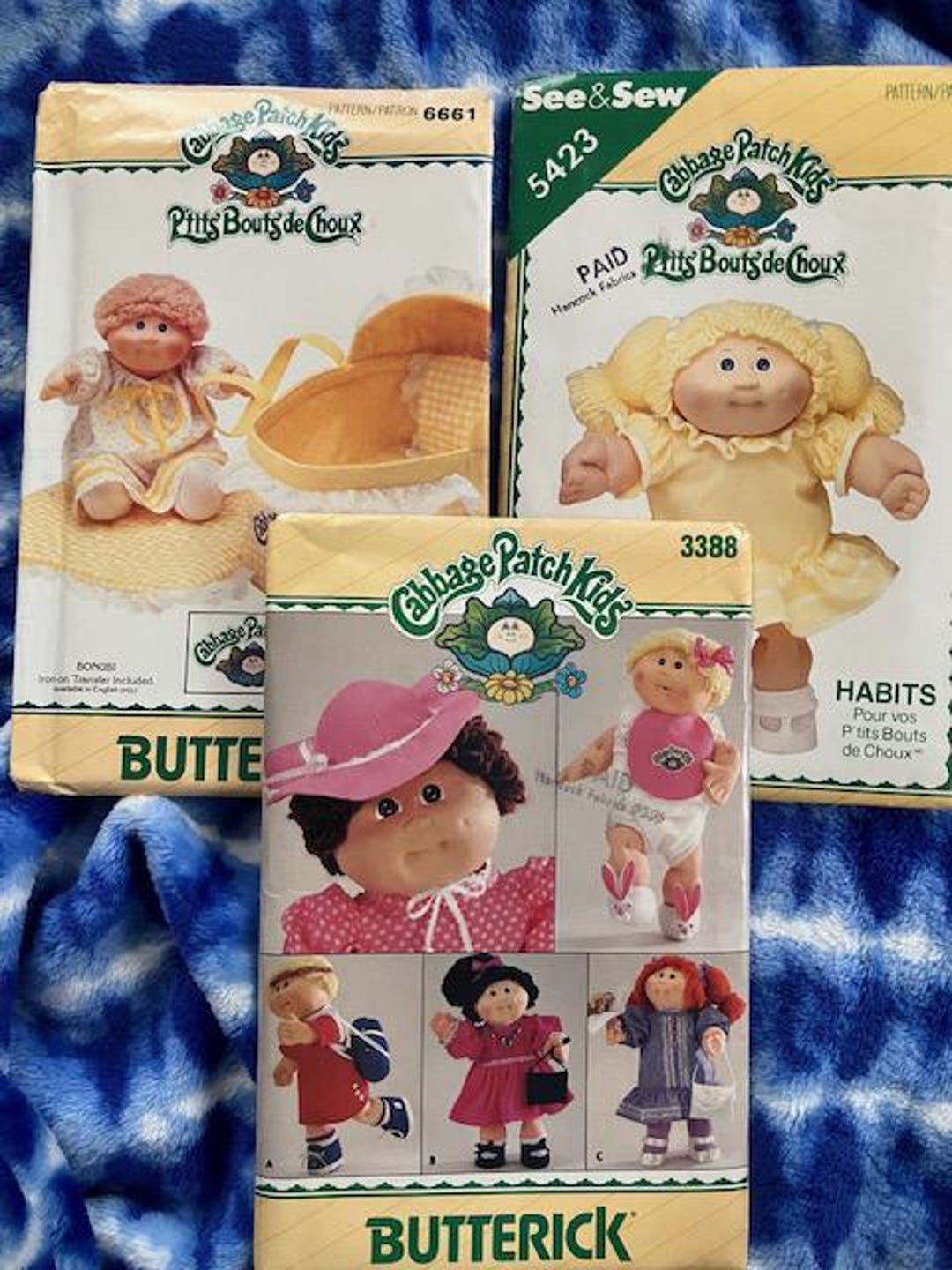UNCUT 1980s Butterick Cabbage Patch Kids Patterns - Etsy
