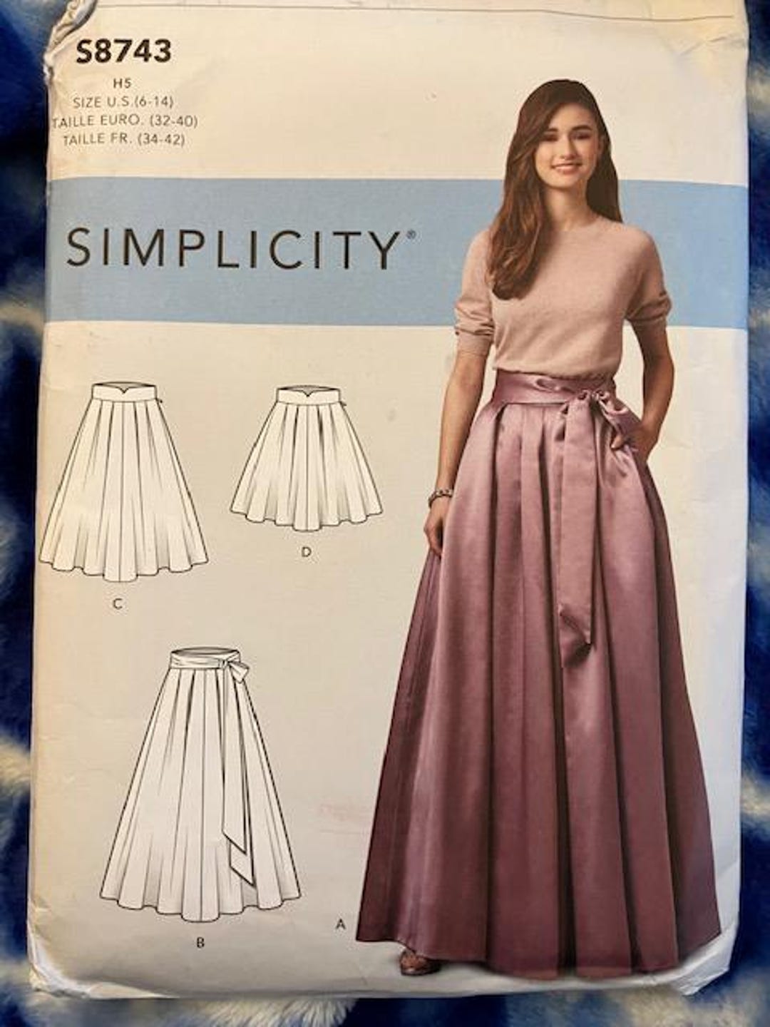 UNCUT Simplicity 8743 - Pleated Skirt Misses 6-14 - Etsy
