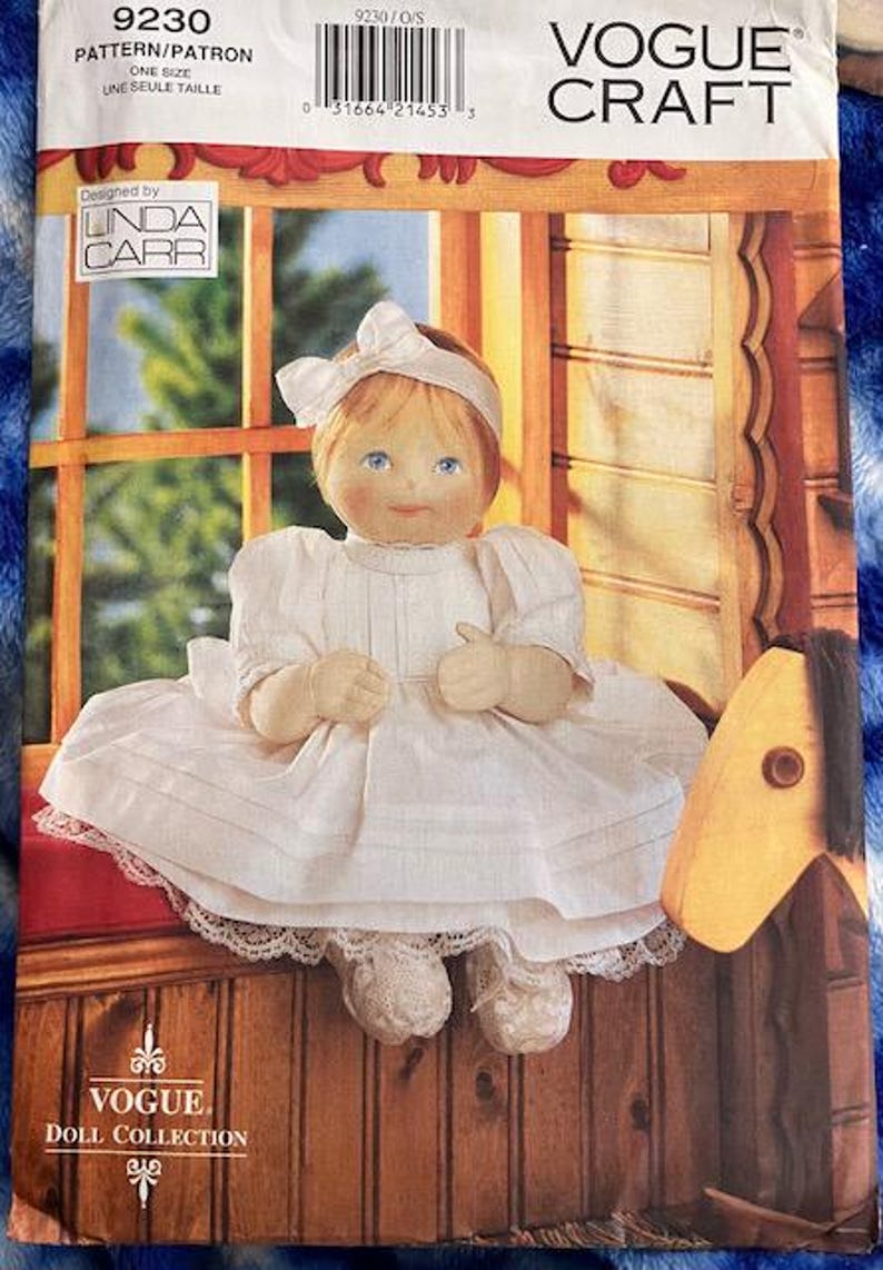 UNCUT Vogue Doll Collection Patterns 8240, 8798, 9230, 9371 - Linda ...