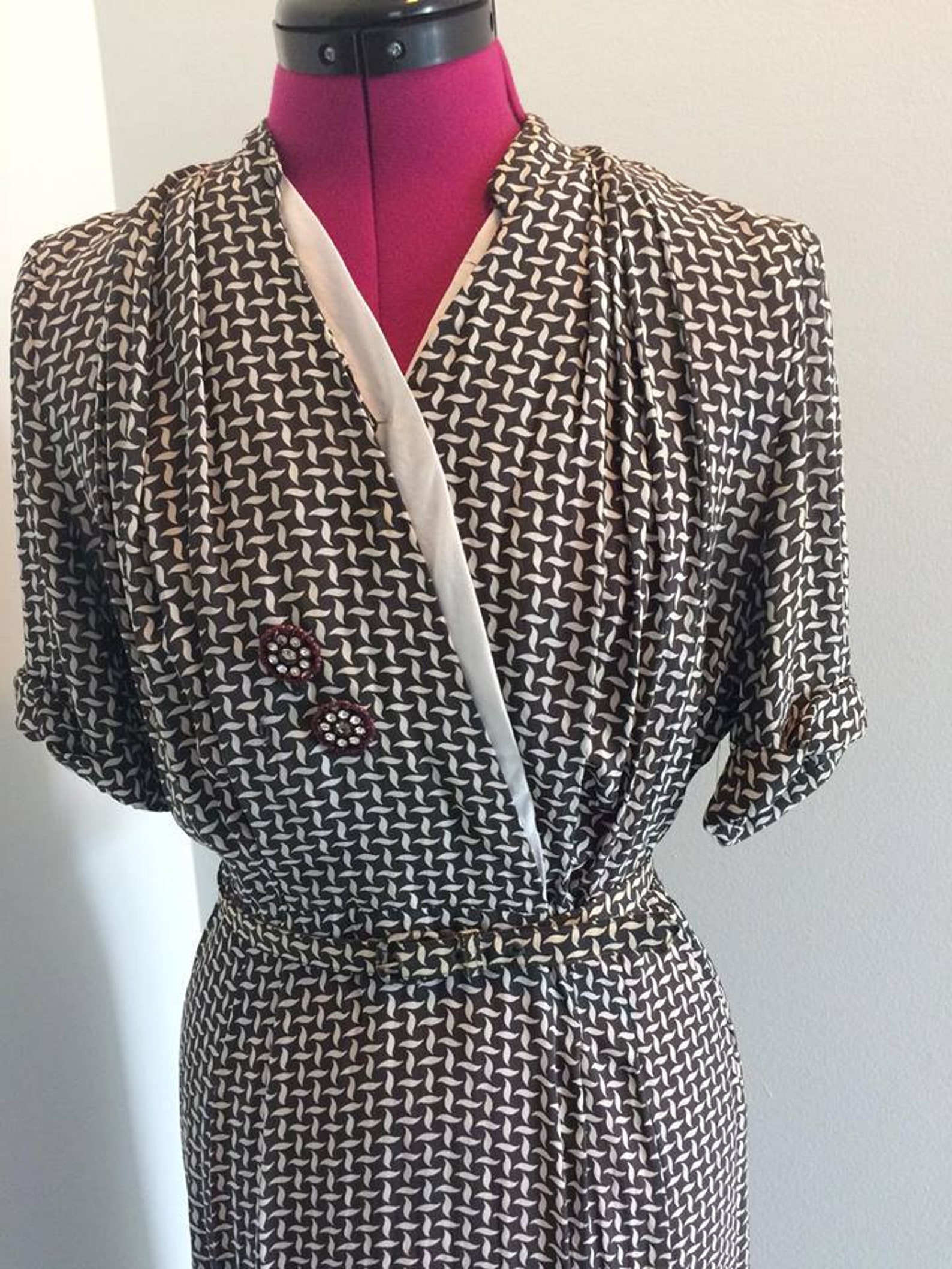 1940s classic Lady by Constantine Dress 40 | Etsy