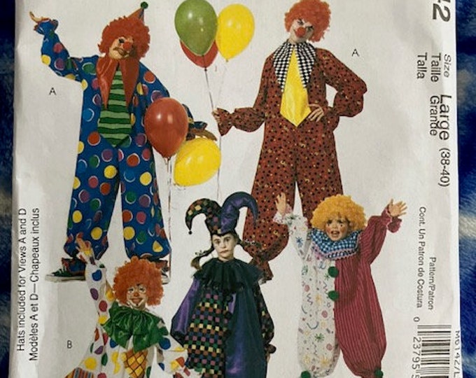 1965 Butterick 3169 Classic Clown Costume, Kiddie Sizes 4 or 6 - Etsy