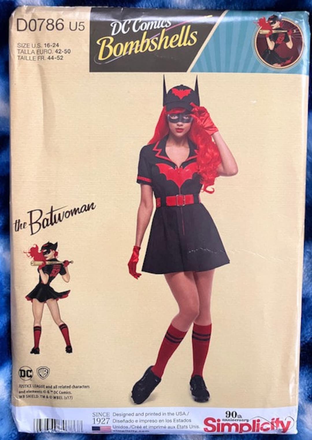 UNCUT DC Bombshells Superheroine Costume Patterns Stargirl, Wonder ...